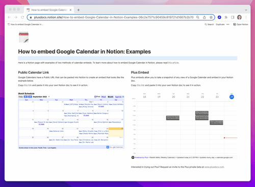 widgets for Notion | Plus